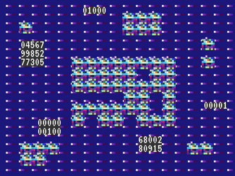 Old video game pattern classic retro background Vector Image