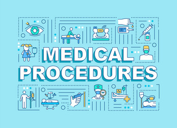 Pediatrics word concepts banner Royalty Free Vector Image