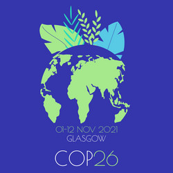 Cop 26 glasgow 2021 banner Royalty Free Vector Image