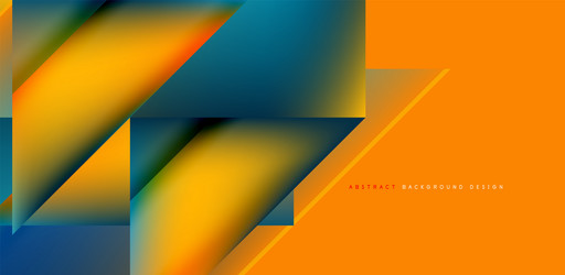 Dynamic triangle composition abstract background Vector Image