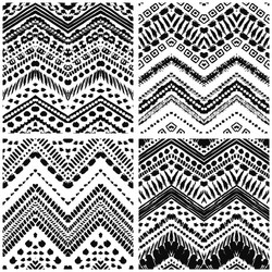 Tribal ethnic seamless pattern Royalty Free Vector Image