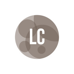 Initial letter logo lc template design Royalty Free Vector