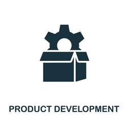 Progress icon simple creative element filled Vector Image