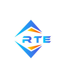 Rte abstract technology logo design on white Vector Image