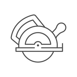 Sawfish stylized saw shark logo design Royalty Free Vector