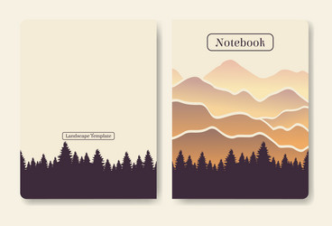 Book Cover Landscape Template Vector Images (over 3,400)