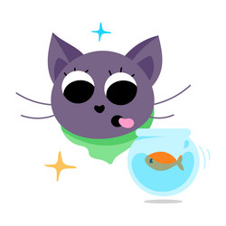 Hungry Cat Vector Images (over 1,400)