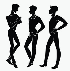 Three Men Vector Images (over 3,600)