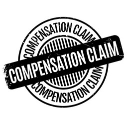 Compensation claim rubber stamp Royalty Free Vector Image