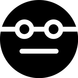 Joy face emoticon Royalty Free Vector Image - VectorStock