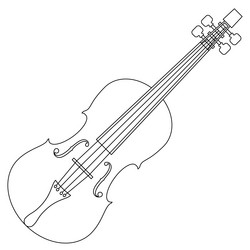 Violin Outline Vector Images (over 2,500)
