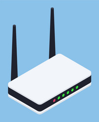 Wireless router Royalty Free Vector Image - VectorStock