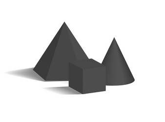 Square Cone Pyramid Vector Images (over 1,800)
