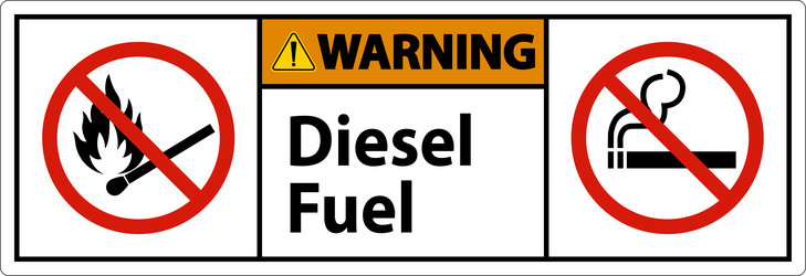 Caution flammable liquids sign on white background