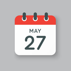 May Calendar 27 Vector Images (77)