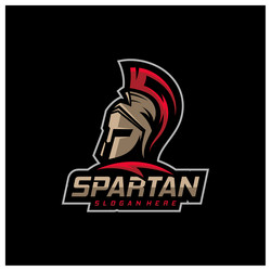 Spartan logo template creative sparta logo Vector Image