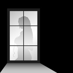 Sexy Window Girl Vector Images (over 150)