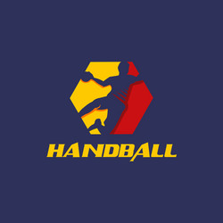 Handball sign Royalty Free Vector Image - VectorStock