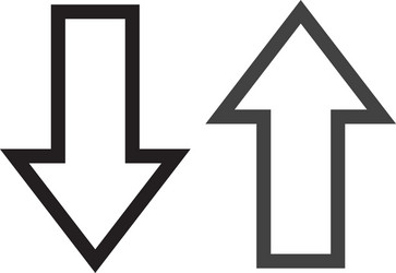 Symbol bidirectional arrows data transfer Vector Image