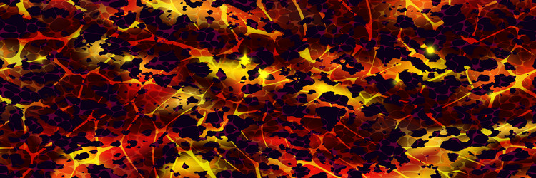 Lava seamless textures for game backgrounds set Vector Image