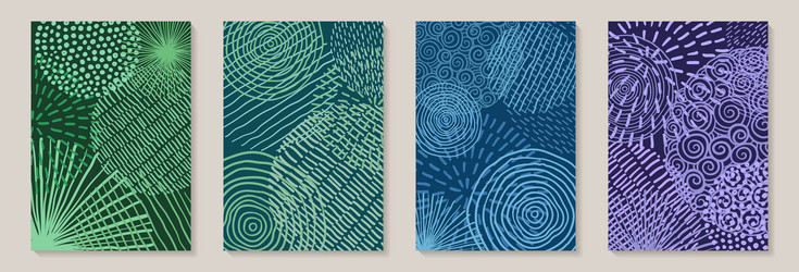 Minimalist geometric abstract background with Vector Image