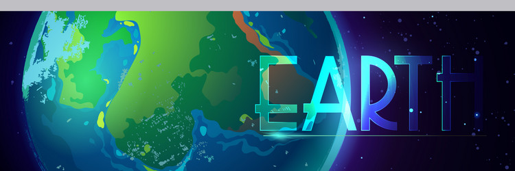 Planet earth banners Royalty Free Vector Image
