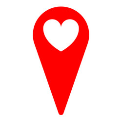 Black heart icon object hand drawn love symbol Vector Image