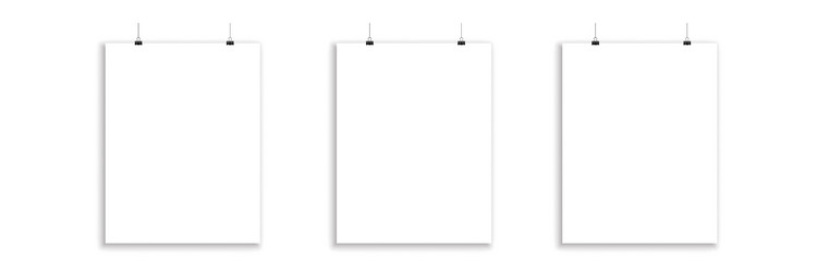 Big white banner background template Royalty Free Vector