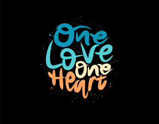 One love heart - periodic table of elements Vector Image