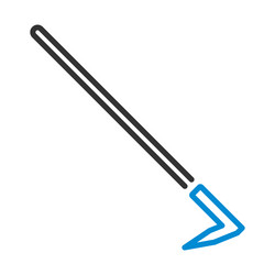 Little hoe icon Royalty Free Vector Image - VectorStock
