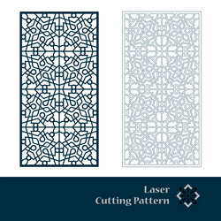 Laser cut pattern Royalty Free Vector Image - VectorStock