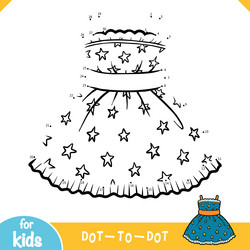 Numbers game education for children dress Vector Image