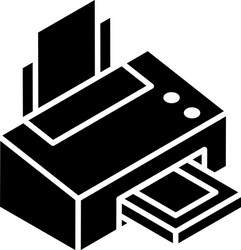 Printing machine Royalty Free Vector Image - VectorStock