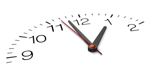 Clock face set up your time Royalty Free Vector Image