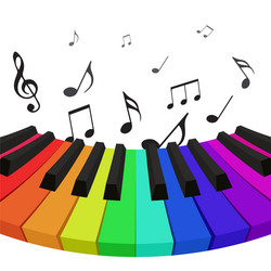 Piano Rainbow Vector Images (over 200)