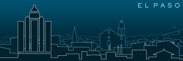 El Paso Skyline Vector Images (98)