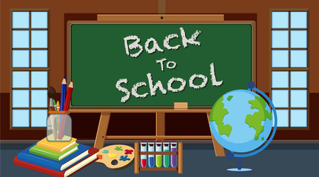 Abc chalkboard Royalty Free Vector Image - VectorStock