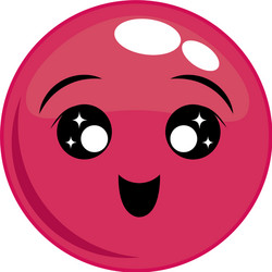 Green cartoon face with sick expression Royalty Free Vector