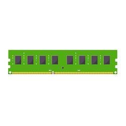 Ram memory icon with outline for design element Vector Image