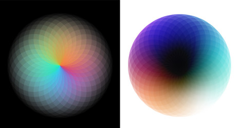 Colorful palette full spectrum colors Royalty Free Vector