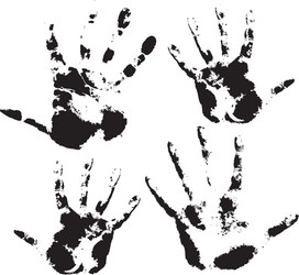 Hand print rainbow colors skin texture pattern Vector Image