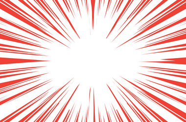 Manga speed burst frame radial anime lines Vector Image
