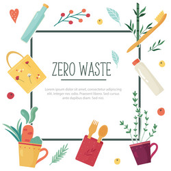 No waste concept with tips and hand drawn utensils