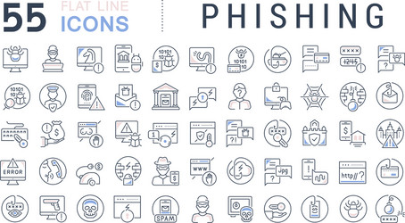 Hacking icons set Royalty Free Vector Image - VectorStock