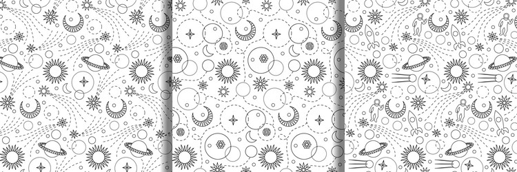 Outer space flight paper cut Royalty Free Vector Image