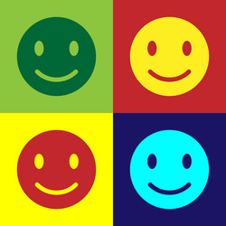 Smiley Face Red Green Yellow Happy Smile Icon Sign Vector Images (over 180)