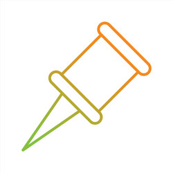 Beautiful pointer line icon Royalty Free Vector Image