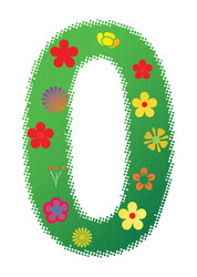 Floral Number Zero Vector Images (over 190)