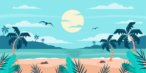 Blue Beach Background Vector Images (over 56,000)