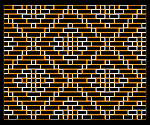 Beautiful decorative ethnic woven anyaman Vector Image